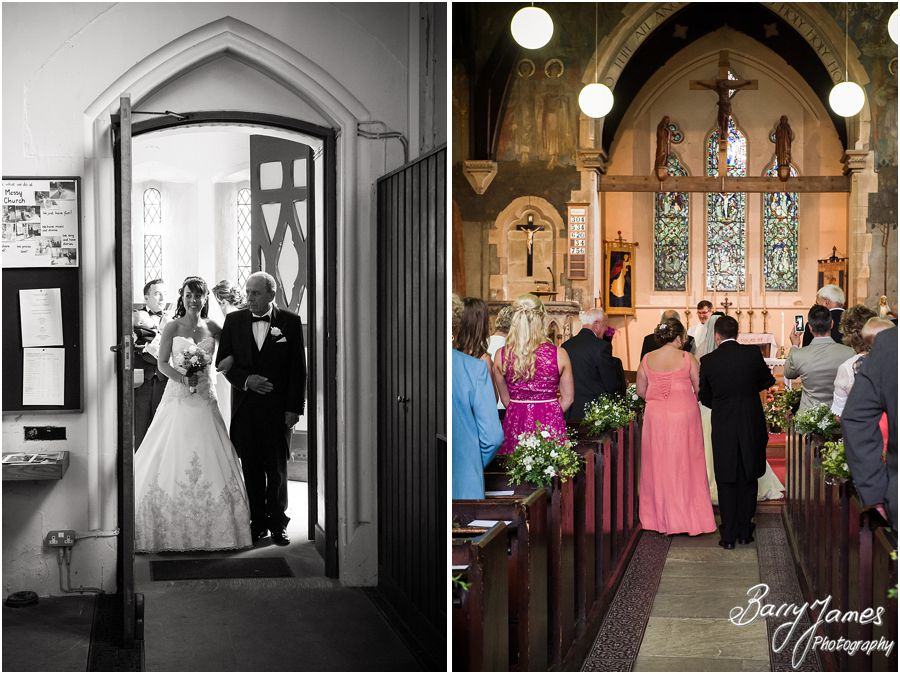 Rushall Parish Church + Mythe Barn Wedding Photographers